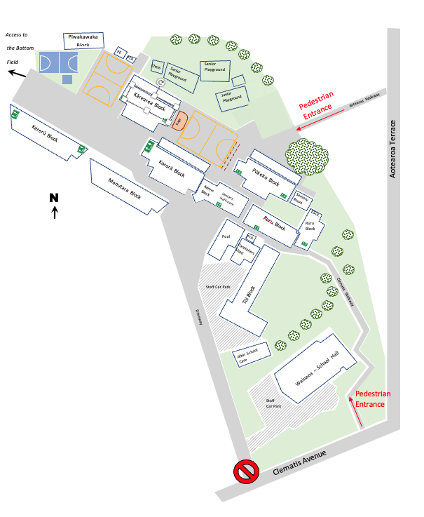 Murrays Bay Primary School | School Site Map